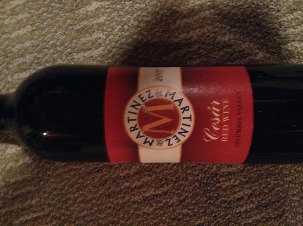 2006 Martinez & Martinez Cesar Red Wine, USA, Washington, Columbia ...