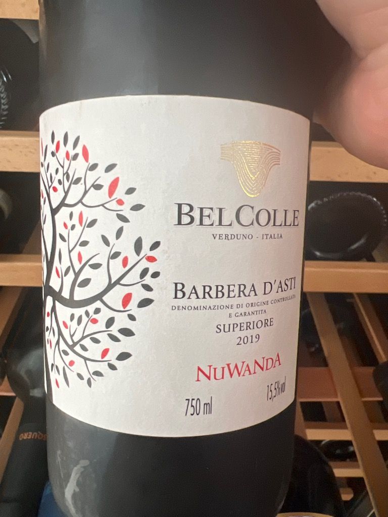2021 Bel Colle Barbera d'Asti Superiore Nuwanda, Italy, Piedmont, Asti ...