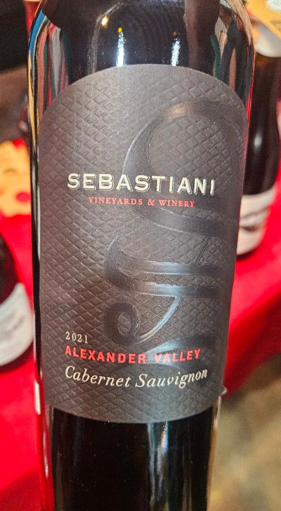 2021 Sebastiani Vineyards & Winery Cabernet Sauvignon Alexander Valley ...