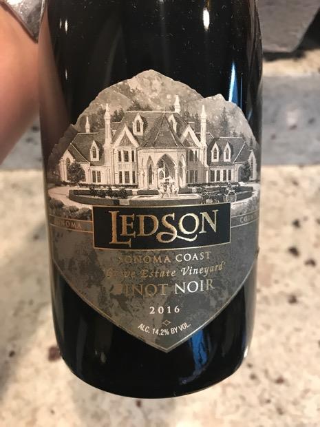 2017 Ledson Pinot Noir Sonoma Coast, USA, California, Sonoma County ...