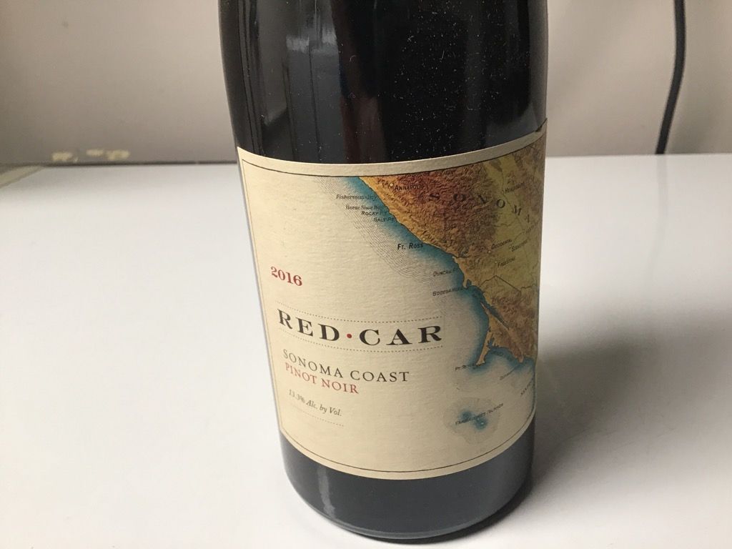 2016 Red Car Pinot Noir Sonoma Coast, USA, California, Sonoma County ...