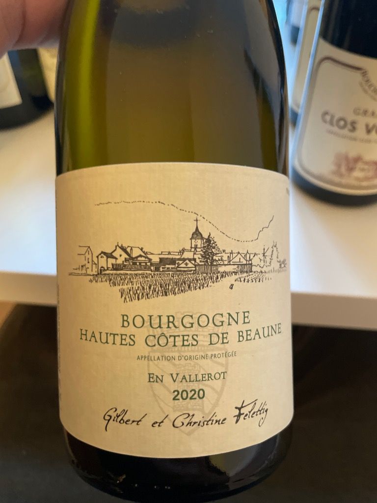 2020 Gilbert et Christine Felettig Bourgogne Hautes-Côtes de Beaune “En ...