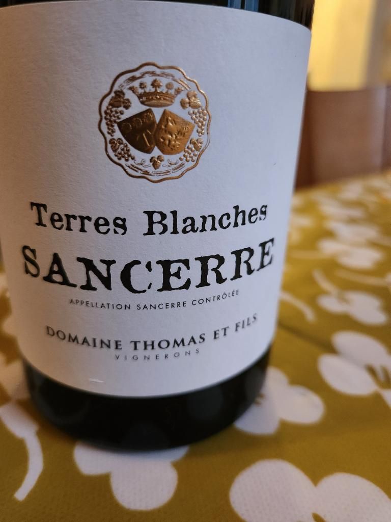 2020 Domaine Thomas & Fils Sancerre Rouge Terres Blanches, France ...