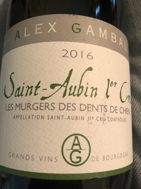 2016 Maison Alex Gambal Saint-Aubin 1er Cru Les Murgers des Dents de ...