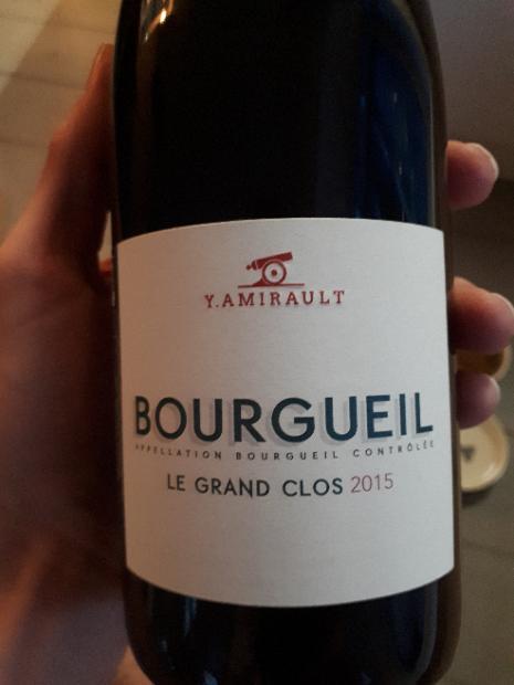2015 Yannick Amirault Bourgueil Le Grand Clos, France, Loire Valley ...