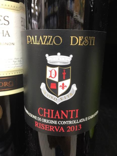 2013 Palazzo Desti Chianti Riserva, Italy, Tuscany, Chianti - CellarTracker