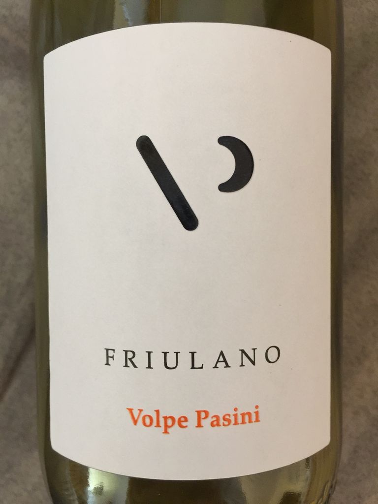 2016 Volpe Pasini Friuli Colli Orientali Friulano, Italy, Friuli ...