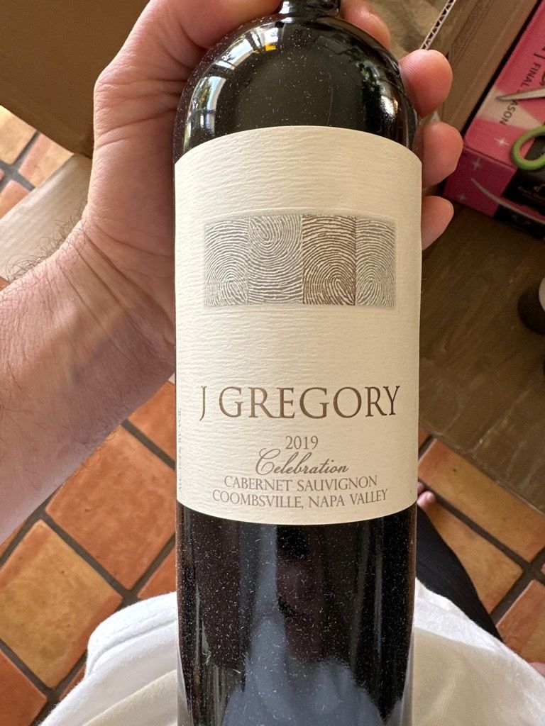 2019 J Gregory Cabernet Sauvignon Celebration, USA, California, Napa ...