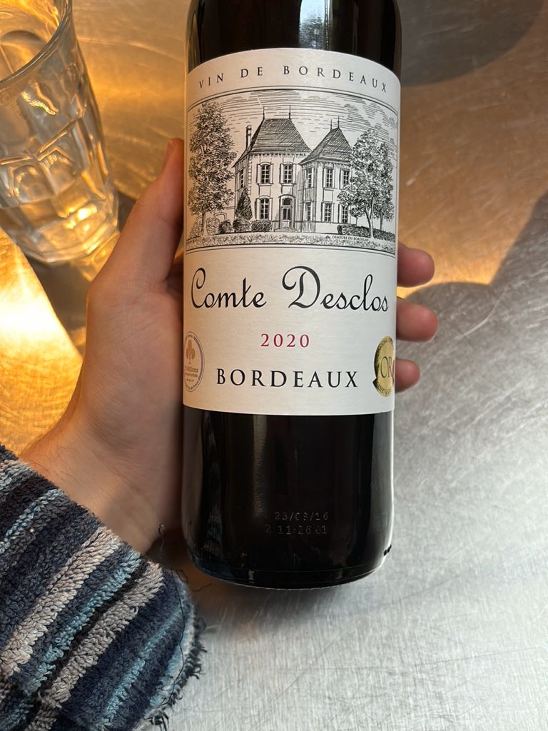 2021 Comte Desclos Bordeaux, France, Bordeaux - CellarTracker