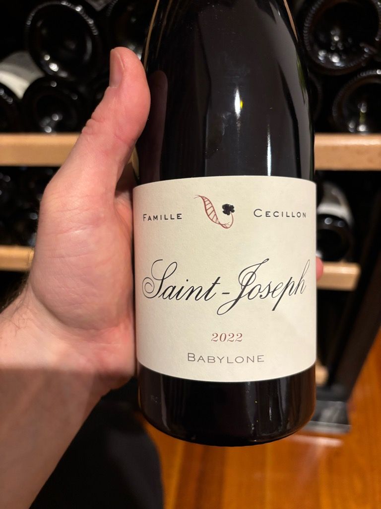 2023 Julien Cecillon St. Joseph Babylone, France, Rhône, Northern Rhône ...