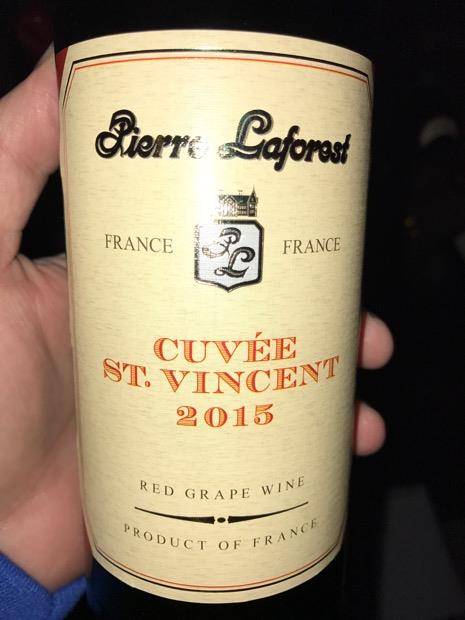 2015 Pierre Laforest Bourgogne Cuvée Saint Vincent, France, Burgundy ...