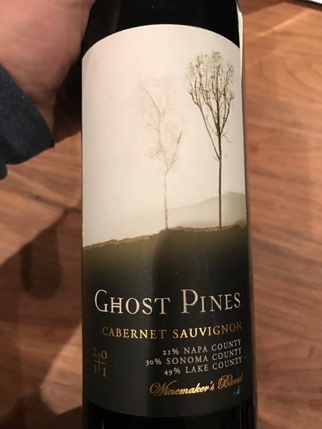 2011 Ghost Pines Cabernet Sauvignon, USA, California, North Coast ...