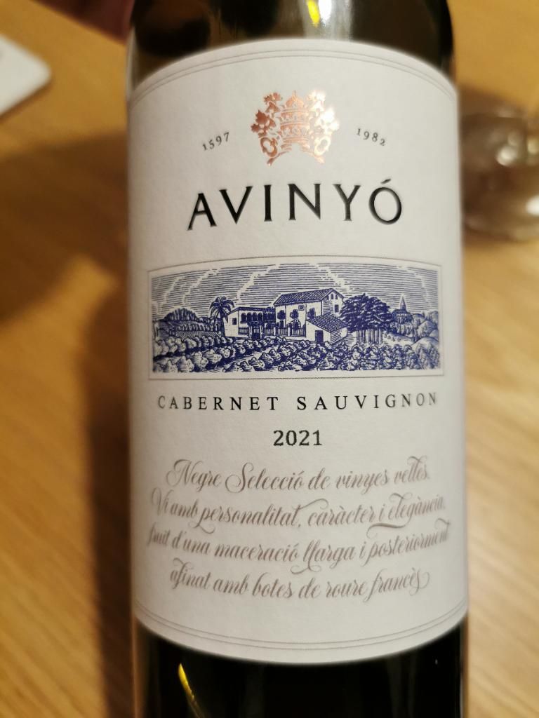2021 Avinyó Cabernet Sauvignon, Spain, Catalunya, Penedès - CellarTracker