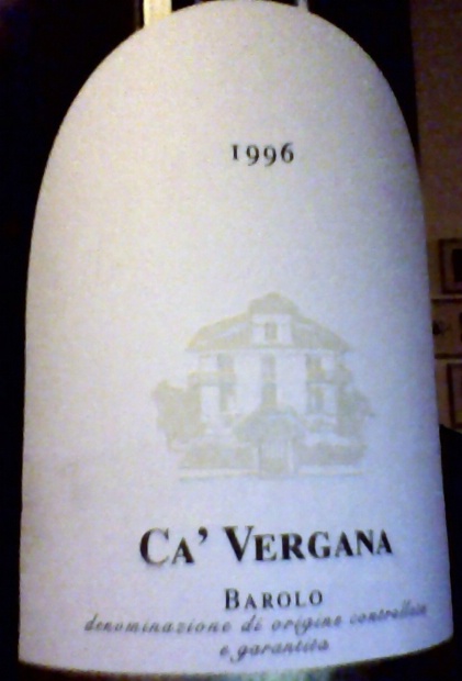 1997 Ca' Vergana Barolo, Italy, Piedmont, Langhe, Barolo - CellarTracker