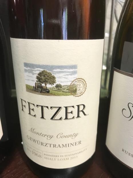 2012 Fetzer Gewürztraminer Shaly Loam, USA, California, Central Coast ...