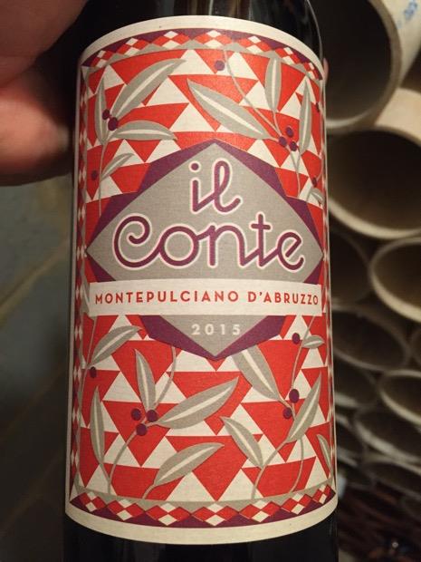 2016 Il Conte Montepulciano d'Abruzzo, Italy, Abruzzi, Montepulciano d ...