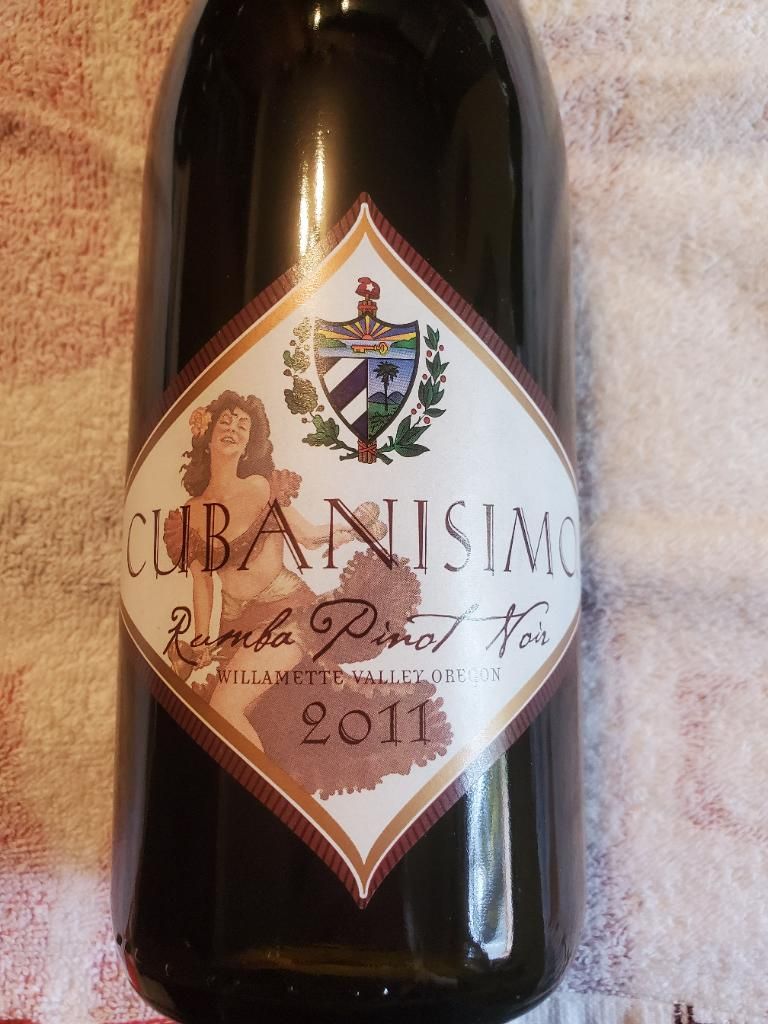 2011 Cubanisimo Pinot Noir Rumba Pinot Noir, USA, Oregon, Willamette ...