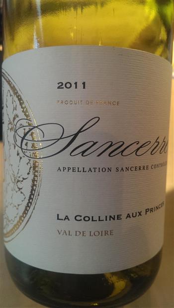 2011 Albert Besombes Sancerre La Colline Aux Princes, France, Loire ...