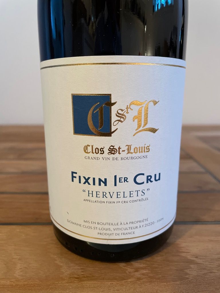 2019 Domaine du Clos St-Louis Fixin 1er Cru Hervelets, France, Burgundy ...