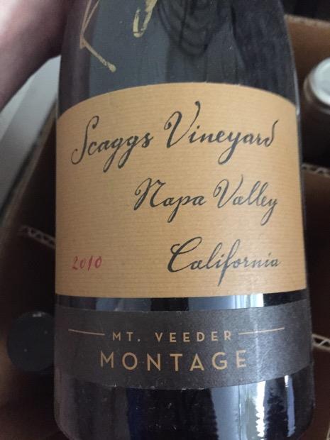 2010 Scaggs Vineyard Montage, USA, California, Napa Valley, Mt. Veeder ...