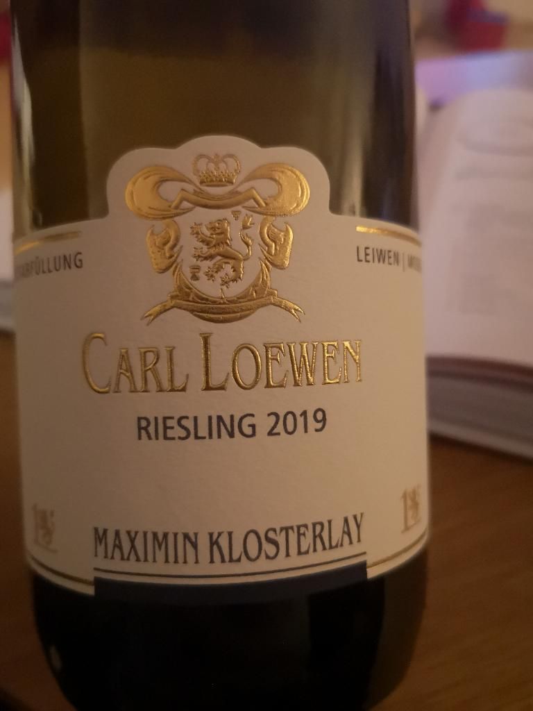 2019 Carl Loewen Detzemer Maximiner Klosterlay Riesling, Germany, Mosel ...