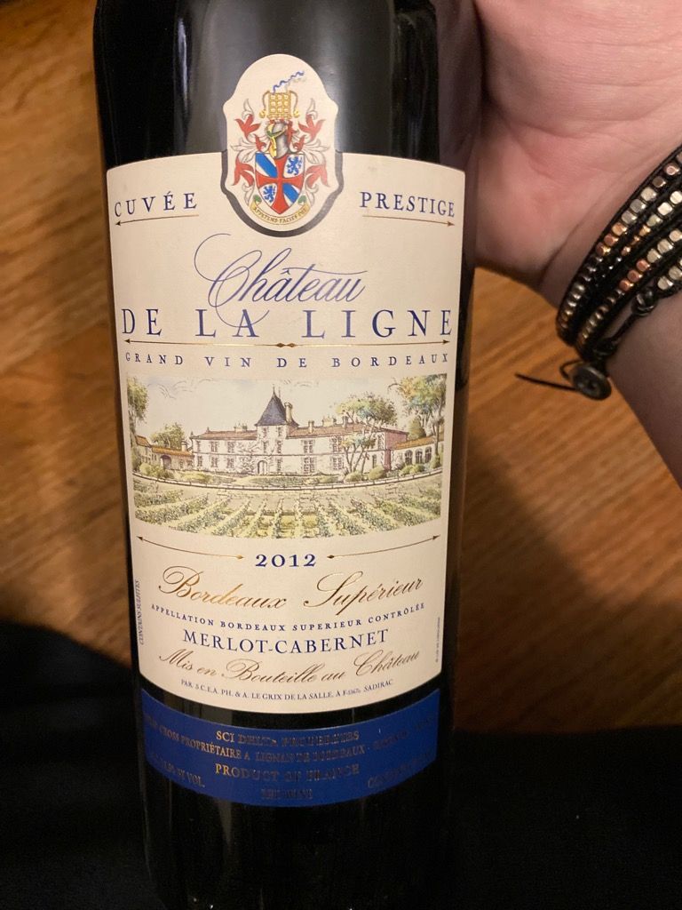 2019 Terry Cross Cuvée Prestige Château De La Ligne, France, Bordeaux ...