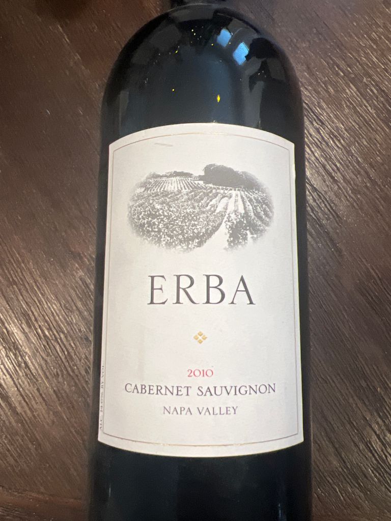 2010 Erba Mountainside Vineyards Cabernet Sauvignon, USA, California ...