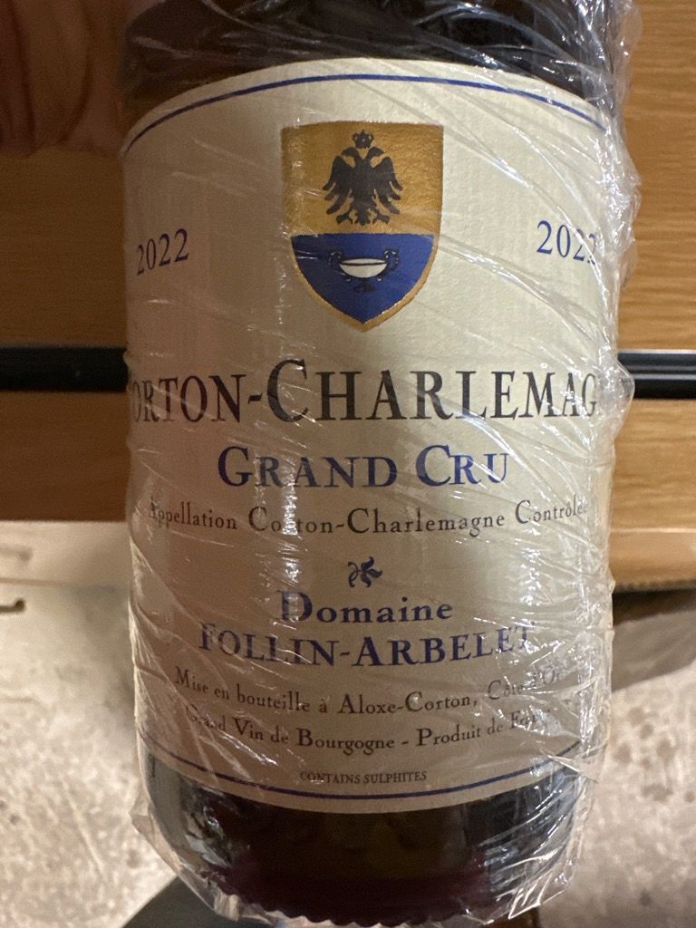 2022 Domaine Follin-Arbelet Corton-Charlemagne, France, Burgundy, Côte ...