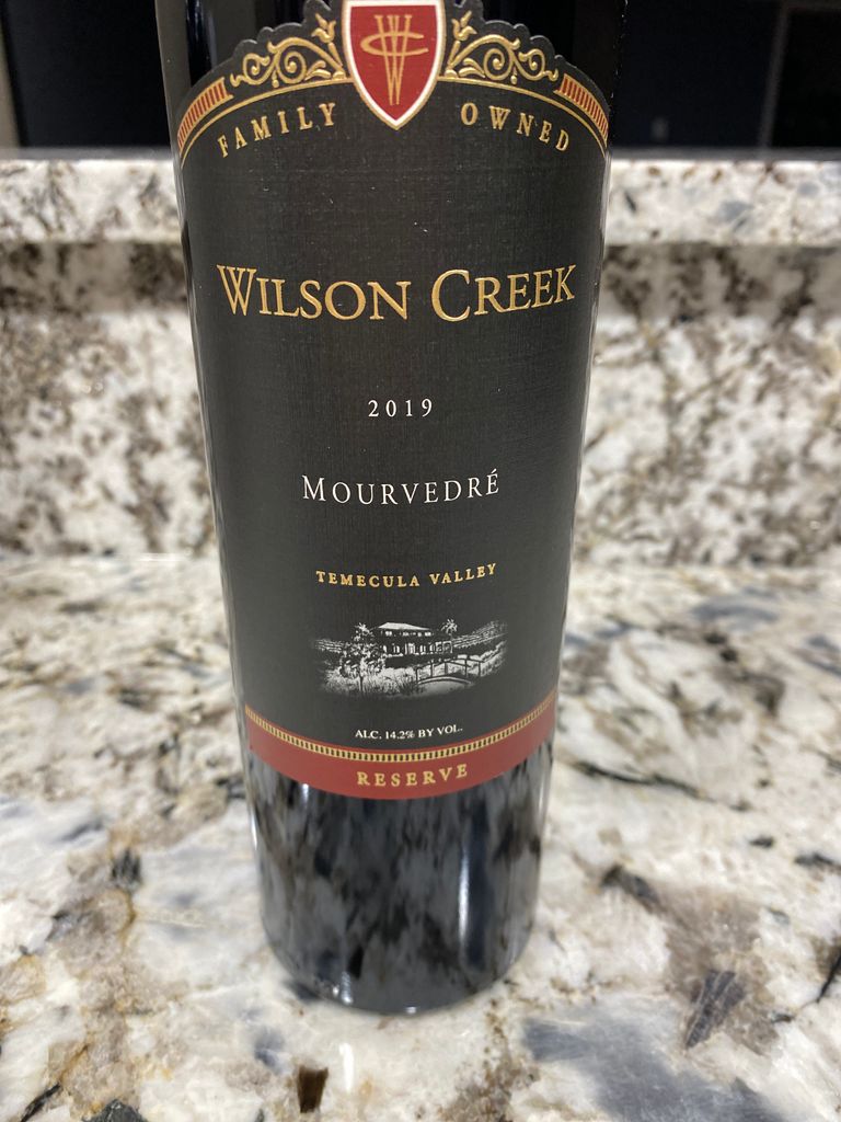 2021 Wilson Creek Mourvèdre Reserve, USA, California, South Coast ...