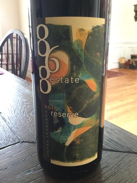 2016 868 Estate Vineyards Cabernet Franc Reserve, USA, Virginia ...