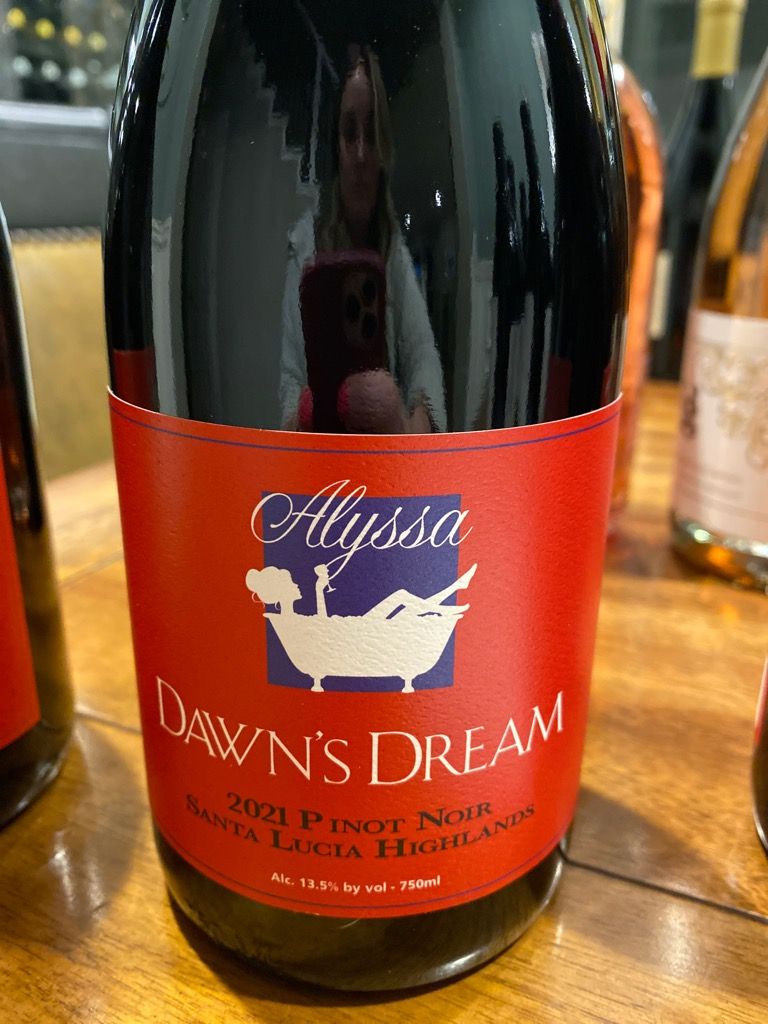 2022 Dawn's Dream Pinot Noir Alyssa Santa Lucia Highlands, USA ...