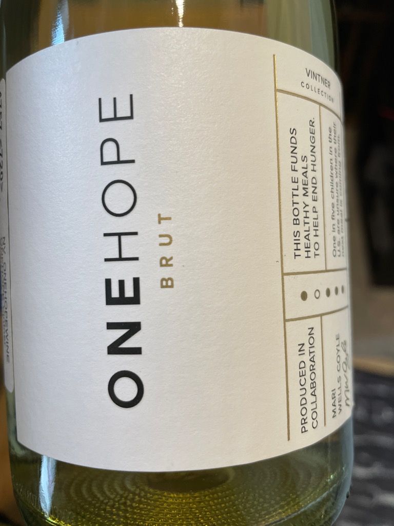 2020 One Hope Prosecco Reserve Brut Millesimato, Italy, Veneto / Friuli ...