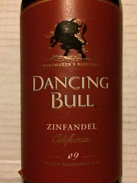 2010 Dancing Bull Zinfandel Dancing Bull - Winemaker's Reserve, USA ...