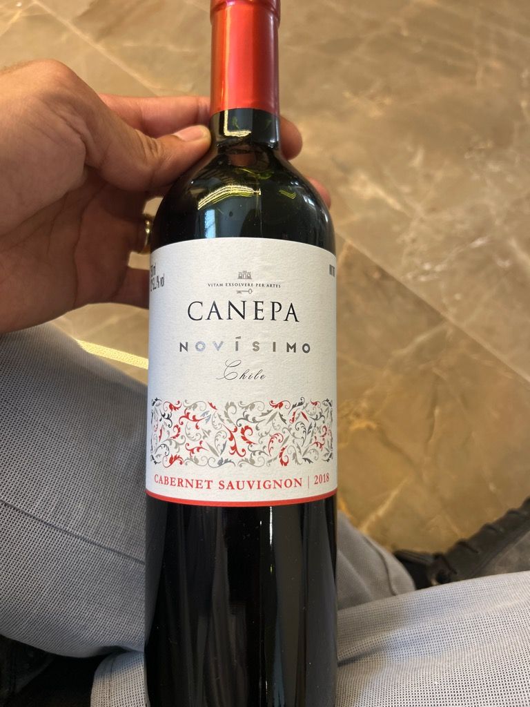 2018 Canepa Cabernet Sauvignon Novísimo, Chile, Rapel Valley, Colchagua ...