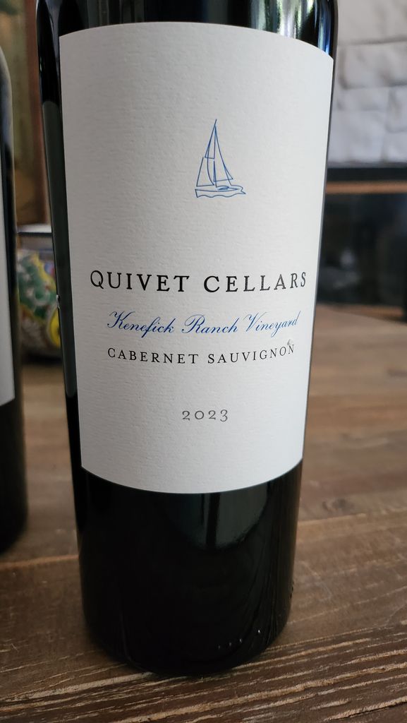 2023 Quivet Cellars Cabernet Sauvignon Kenefick Ranch, USA, California ...