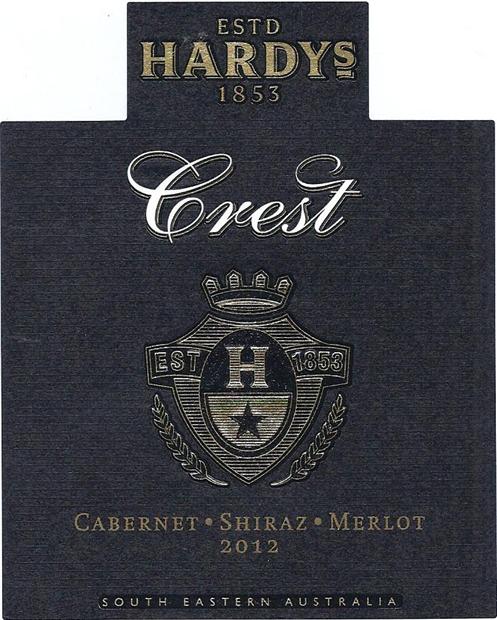 2012 Hardys Crest Cabernet-Shiraz-Merlot, Australia, South Eastern ...