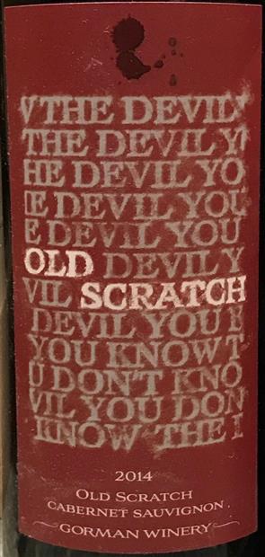 2014 Gorman Winery Cabernet Sauvignon Old Scratch, USA, Washington ...