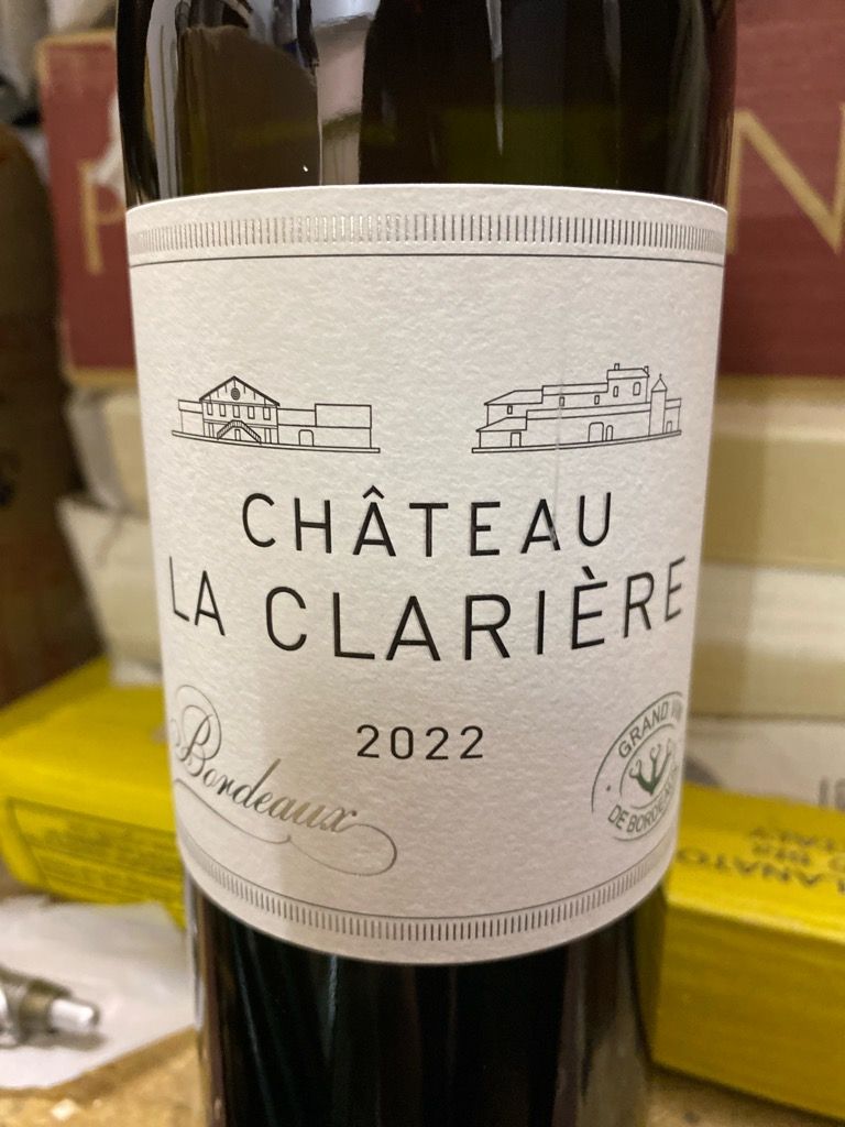 2023 Château La Clarière Bordeaux Le Blanc de La Clarière, France ...