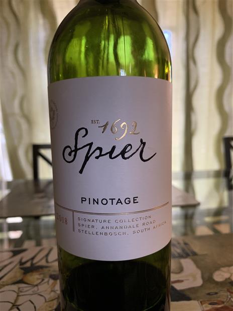 2018 Spier Pinotage, South Africa, Coastal Region, Stellenbosch ...