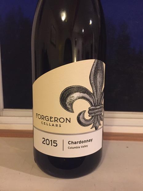 2015 Forgeron Cellars Chardonnay, USA, Washington, Columbia Valley ...