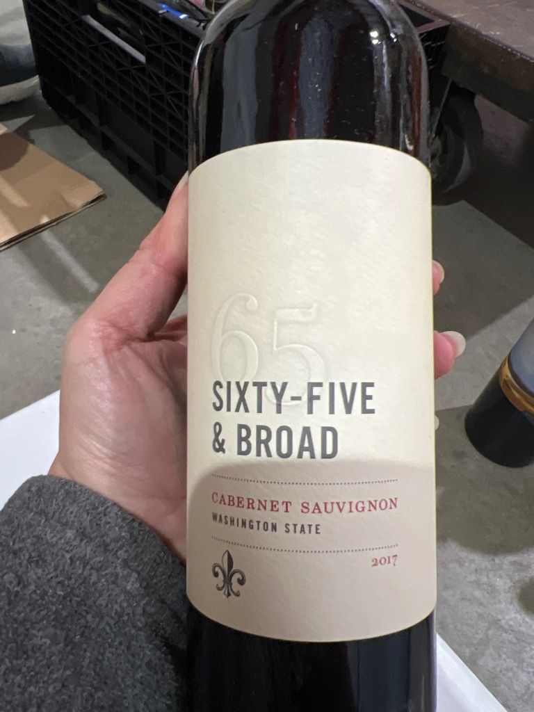 2017 Sixty-Five & Broad Cabernet Sauvignon, USA, Washington - CellarTracker