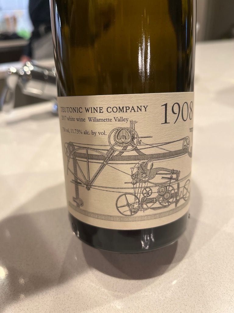 2017 Teutonic Wine Company Riesling 1908, USA, Oregon, Willamette ...