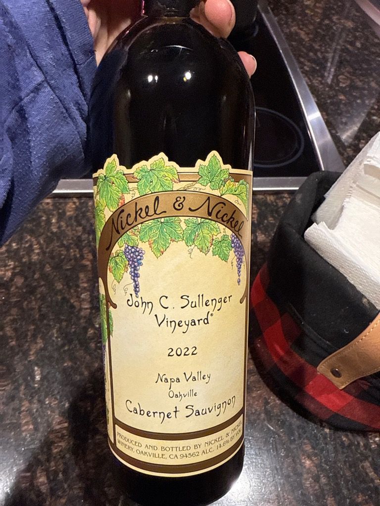 2022 Nickel & Nickel Cabernet Sauvignon John C. Sullenger Vineyard, USA ...