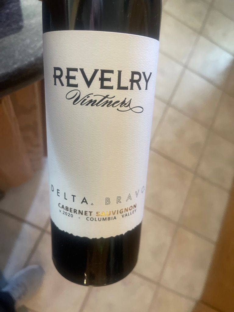 2020 Revelry Vintners Cabernet Sauvignon Delta Bravo, USA, Washington ...