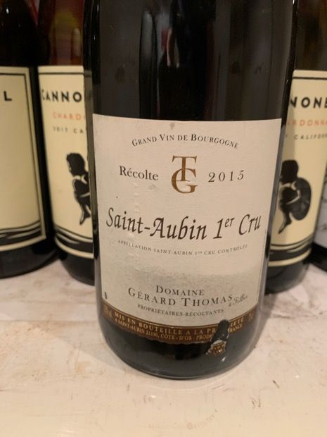 2015 Gerard Thomas Saint-Aubin 1er Cru Blanc, France, Burgundy, Côte de ...