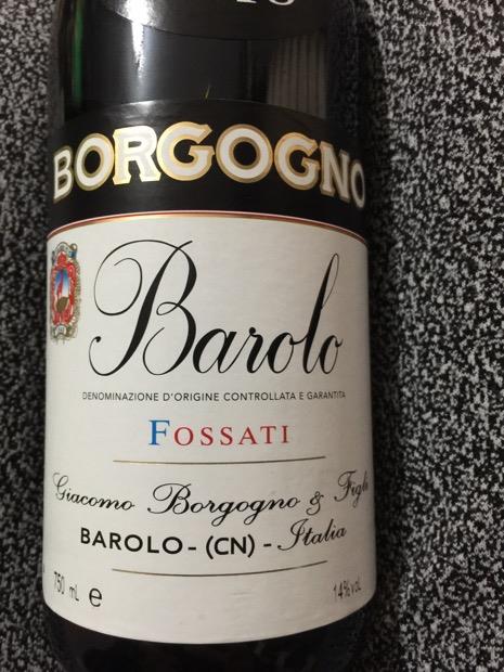 2013 Giacomo Borgogno & Figli Barolo Fossati, Italy, Piedmont, Langhe ...
