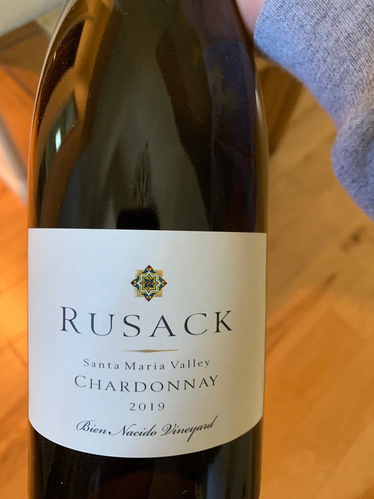 2019 Rusack Chardonnay Bien Nacido Vineyard, USA, California, Central ...