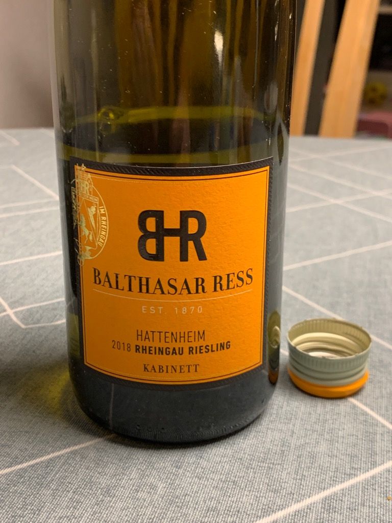 2017 Balthasar Ress Hattenheimer Schützenhaus Riesling Kabinett ...