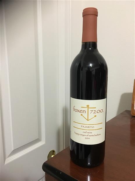 2014 Foxen 7200 Pajarito, USA, California, Central Coast, Happy Canyon ...