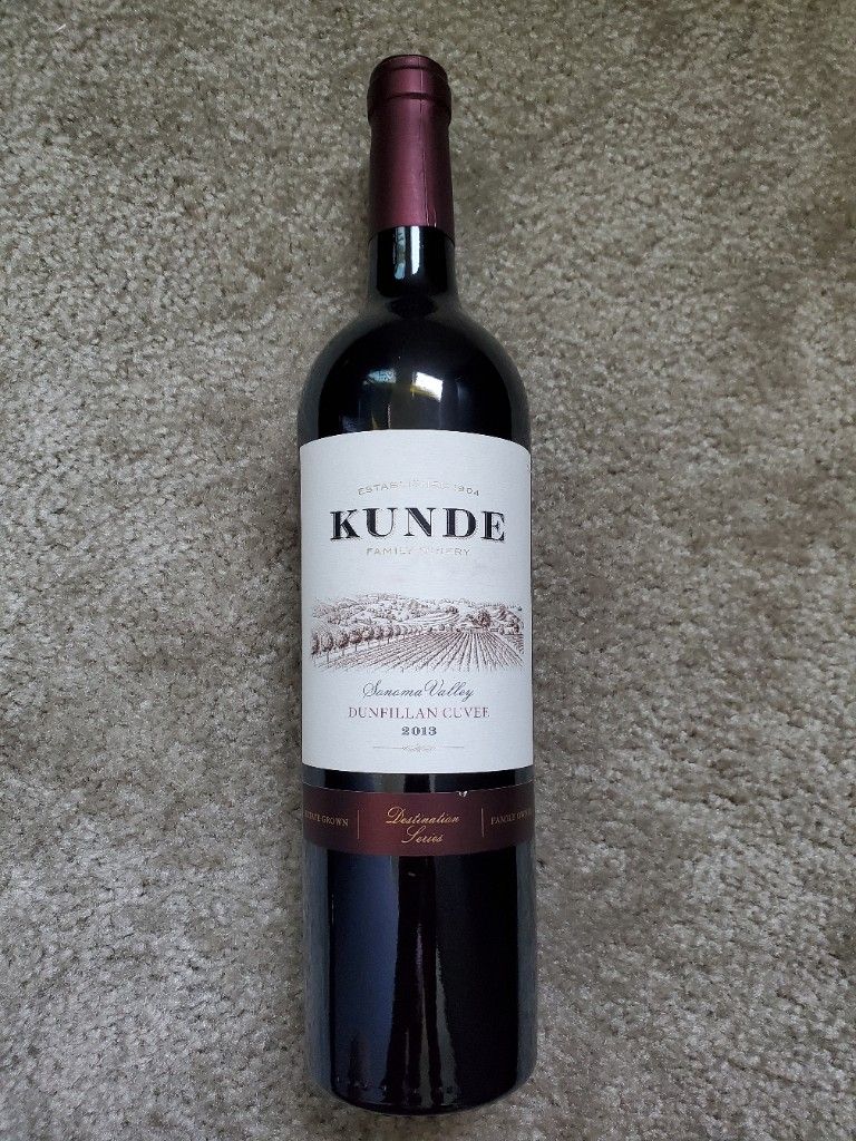 2013 Kunde Dunfillan Cuvée Destination Series, USA, California, Sonoma ...